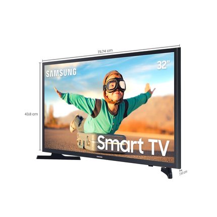 Smart TV Samsung LED 32 HD Tizen UN32T4300 2 HDMI 1 USB - lojasbecker